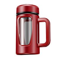 China High Borosilicate Glass 580ml Hiking Cup with Handle and Lid Outdoor Drinking Bottle for sale