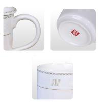 China Customized Logo Acceptable Plain White Handmade Vintage Coffee Mugs for Laser Engraving for sale