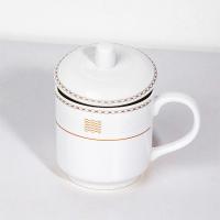 China White Ceramic Sublimation Mug 430ml Nordic Style Coffee Cup for Custom Printing for sale
