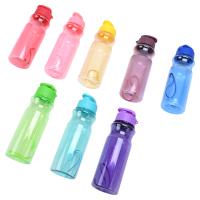 China 550ml PET Plastic Water Bottle Leak Proof Portable Outdoor Sports Bottle with Lock Button for sale