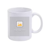 China 11oz Ceramic Sublimation Mug Custom Design Not Inverted White with Pearl Finish for sale