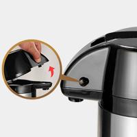 China Custom Logo Stainless Steel Vacuum Flask Coffee Dispenser Airpot 2000ml 900ml 500ml Set for sale