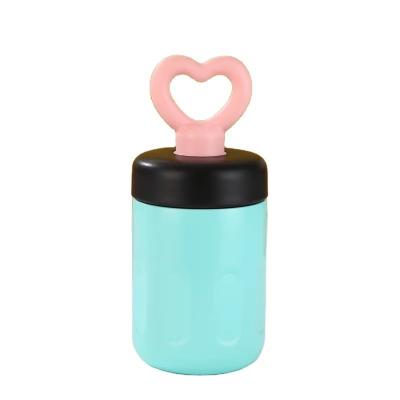 China 316 Stainless Steel Vacuum Coffee Mug 420ml with Heart Handle Travel Tumbler for sale