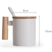 China Sublimation Heat Transfer 11oz Ceramic Mug with Wooden Handle for sale