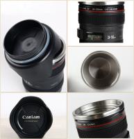 China 253g Automatic Rotary Stirring Travel Coffee Mug 500ml Stainless Steel Camera Design for sale