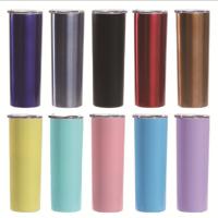 China 304 Stainless Steel Sublimation Straight Cup 12oz 15oz 20oz 30oz Insulated Travel Mug for sale