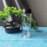 China Double Layer Thickened Heat Proof Glass Cup for Tea Making Separation HBL-W-300-108-A for sale