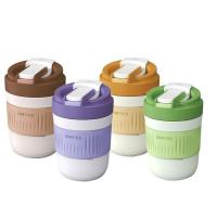 China 400ML/550ML High Heavy Base Clear Glasses Cup with Straw Creative and Unique Design for sale