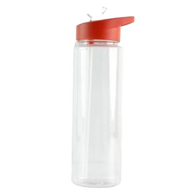 China 25 oz Tritan Plastic Water Bottle BPA Free Eco Friendly Sport Shaker with Straw 750ml for sale