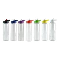 China BPA Free Plastic Water Bottle 350ml with Flip Straw for Traveling Custom Colors for sale