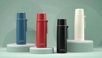 China 500ml Stainless Steel Vacuum Flask Patented Bullet Water Bottle Custom Logo Business Gift for sale