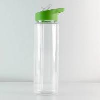 China Custom Logo BPA Free Plastic Water Bottle 500ml 750ml with PP Lid for Outdoor Climbing for sale