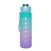 China Custom Logo 30 oz PC Plastic Water Cup BPA Free Sports Straw Shaker Bottle with Lid 900ml for sale