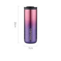 China Custom Logo 350ml 500ml Stainless Steel Vacuum Insulated Coffee Cup Leakproof Portable for sale