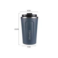 China Double Walled Stainless Steel Travel Coffee Mug 380ml 500ml Insulated Cup for sale
