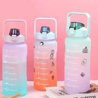 China 2000ml Leakproof Tritan Plastic Shaker Bottle Custom Color Outdoor Sport for sale