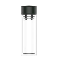 China 520ml Borosilicate Glass Water Bottle Double Wall Insulated Cup for Home Hotel Office for sale