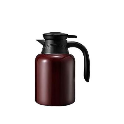 China Compact and Convenient 1500ml Capacity Black Hot Kettle for Long-Term Insulation for sale