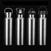 China Wholesale Customizable 304 Stainless Steel Vacuum Water Bottle 500ml 600ml 750ml Insulated Sports Flask for sale
