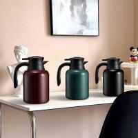 China HAERS Intelligent Temperature Display Home Insulation Kettle 1500ml 304 Stainless Steel for sale