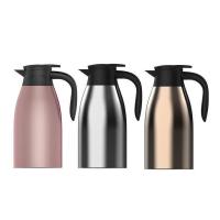 China HAERS 2000ml Stainless Steel Insulation Kettle Large Capacity Thermal Hot Water Travel Kettle for sale