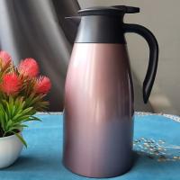 China HAERS 2000ml Stainless Steel Insulation Kettle Large Capacity Thermal Hot Water Travel Kettle for sale