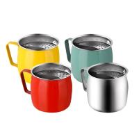 China 304 Stainless Steel Tea Mugs Creative Design for Logo Customization and Crescent Filter for sale