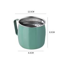China 304 Stainless Steel Tea Mugs Creative Design for Logo Customization and Crescent Filter for sale