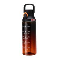 China PP Plastic Sports Water Bottle 750ml with Handle and Straw Direct Drinking Kettle for sale