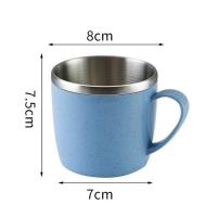 China Custom Double Wall Vacuum Stainless Steel 220ml Iced Coffee Tumbler Mug for sale