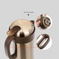 China Jinmi 2200ml Stainless Steel Vacuum Holding Hot Kettle PP 304 Insulated Carafe for sale