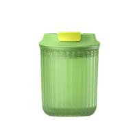 China Tritan Plastic Cup with Lid 195ml High Temperature Straight Drink Coffee Mug for Gifts for sale
