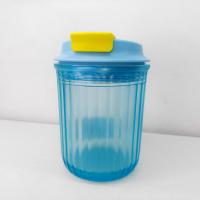 China Tritan Plastic Cup with Lid 195ml High Temperature Straight Drink Coffee Mug for Gifts for sale