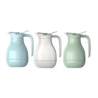 China Glass Liner Temperature Display Kettle 1500ml Vacuum Water Jug with Blue White Green Options for sale
