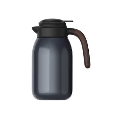 China 1600ml Stainless Steel Vacuum Flask with Handle Insulated Tea Coffee Pot Hot Water Kettle for sale