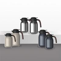 China 1600ml Stainless Steel Vacuum Flask with Handle Insulated Tea Coffee Pot Hot Water Kettle for sale
