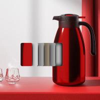 China Stainless Steel Vacuum Insulated Coffee Pot 2000ml Household Hot Tea Jug for sale