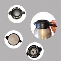 China 1600ml Stainless Steel Vacuum Flask Kettle with Handle 304 Insulated Tea Coffee Pot for sale