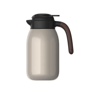 China 2000ml Stainless Steel Vacuum Insulated Coffee Pot 304 Liner Heat Preservation Kettle for sale