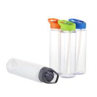 China BPA Free Plastic Water Bottle 500ml 750ml with Flip Straw Portable Outdoor for sale
