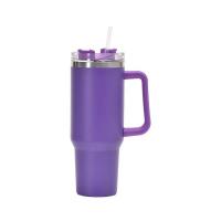 China 40oz Stainless Steel Insulated Travel Mug with Straw Custom Logo 304 for sale
