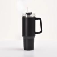 China 40oz Stainless Steel Insulated Travel Mug with Straw Custom Logo 304 for sale