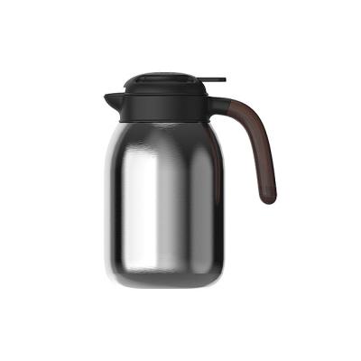 China 2000ml Stainless Steel Insulated Heat Preservation Kettle for Hotels Large Capacity 304 for sale