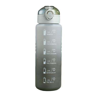 China 1000ml BPA Free Plastic Sports Water Bottle with Straw for Outdoor Fitness for sale