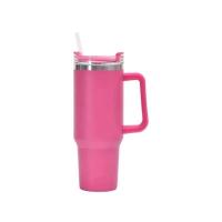 China 40oz Double Wall Stainless Steel Vacuum Insulated Travel Tumbler with Handle 304 for sale