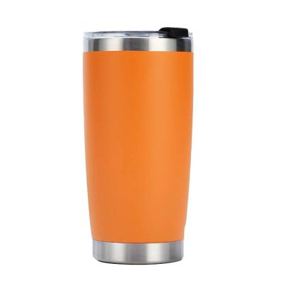 China Custom 20oz Double Wall Stainless Steel Vacuum Insulated Coffee Mug with Leakproof Lid for sale