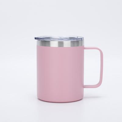 China 304 Stainless Steel 12OZ Insulated Coffee Mug with Handle Vacuum Tumbler for Office for sale
