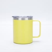 China 304 Stainless Steel 12OZ Insulated Coffee Mug with Handle Vacuum Tumbler for Office for sale