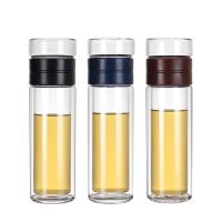 China Eco-Friendly Custom Logo Glass Water Bottle 300ml High Borosilicate for Kids Adults for sale