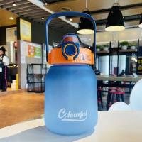 China 1100ml 1300ml Leakproof Frosted Plastic Water Bottle for Outdoor Sports Camping Hiking for sale